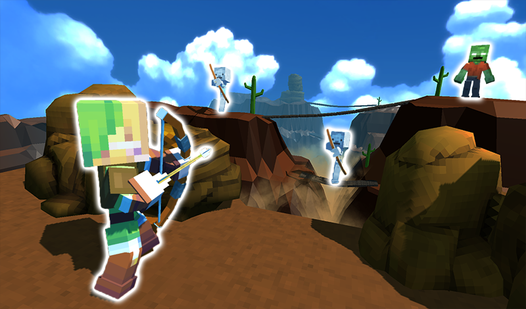 Noob Archer Craft Blocky vs Blocks Monsters (by Awesome) - play online ...