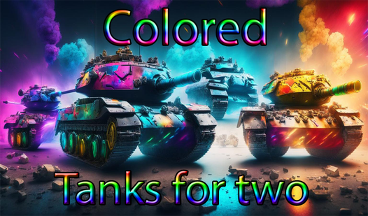 Colored tanks for two | Game Gratis KibrisPDR