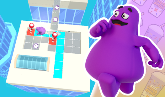 Grimace Shake: Monster Maze | Game Gratis KibrisPDR