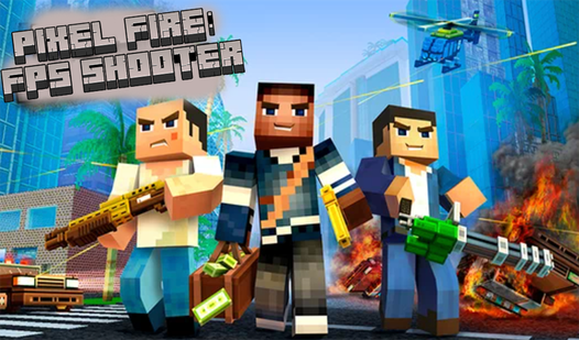 Pixel Fire: FPS Shooter (ад boooba) - гуляць анлайн бясплатна на ...