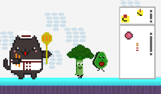 Cat Chef vs Fruits - 2 Player (by FaBuKaStudio) - play online for free ...