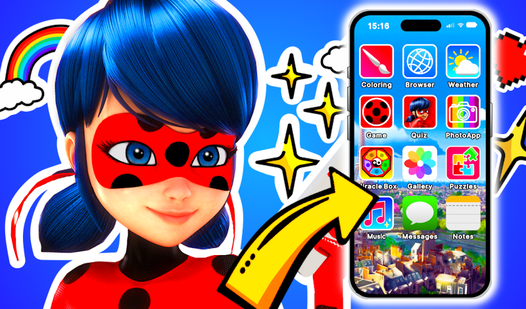 What's in LadyBug's Phone? (توسط Multi Games)- بازی آنلاین به صورت رایگان در Yandex Games