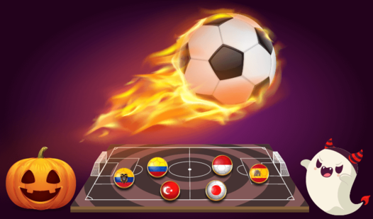 Soccer Caps Halloween (by GamesJS) - play online for free on Yandex Games