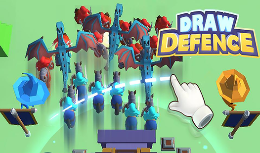 Draw Defence (by Ohayo): Play Online For Free On Playhop