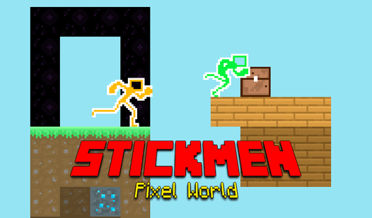 Stickmen Pixel World | Game Gratis KibrisPDR