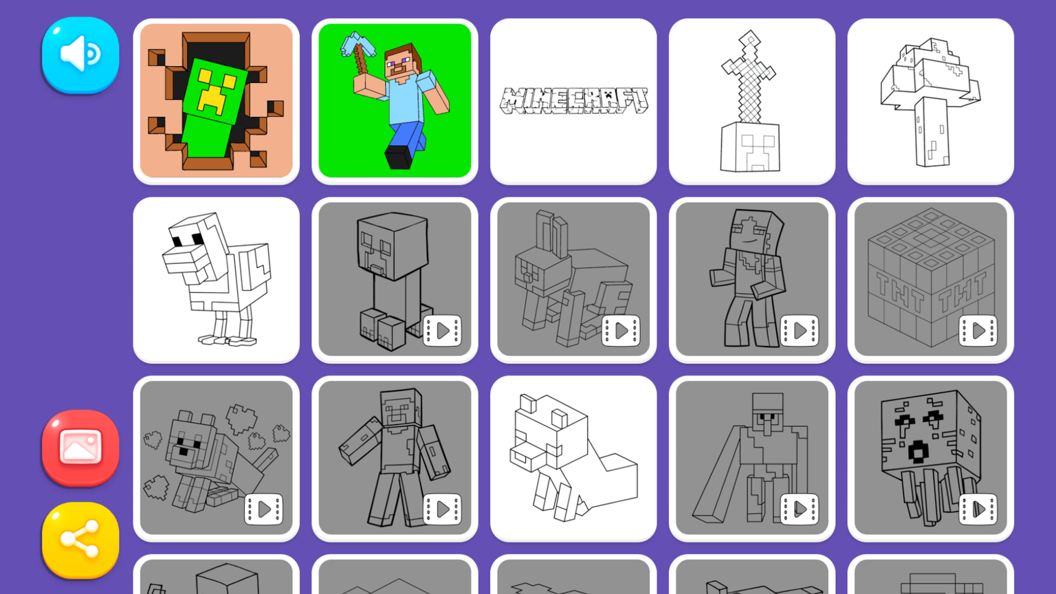 Minecraft Characters Printables