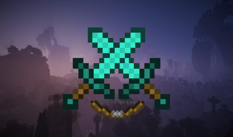 Minecraft Swords Crossed