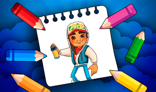 Coloring Subway Surfers | Game Gratis KibrisPDR