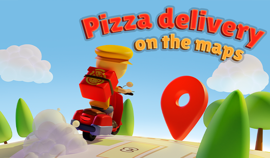 Pizza delivery on the maps | Game Gratis KibrisPDR