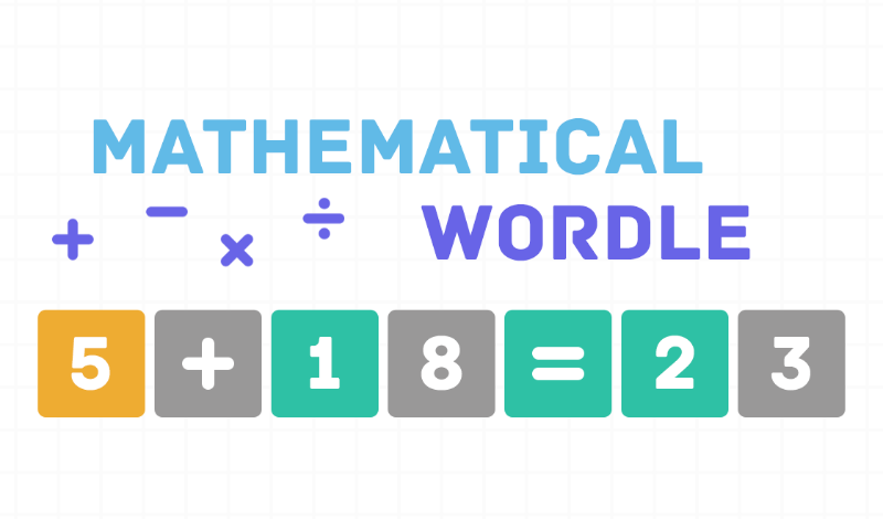 Math Wordle Vertical