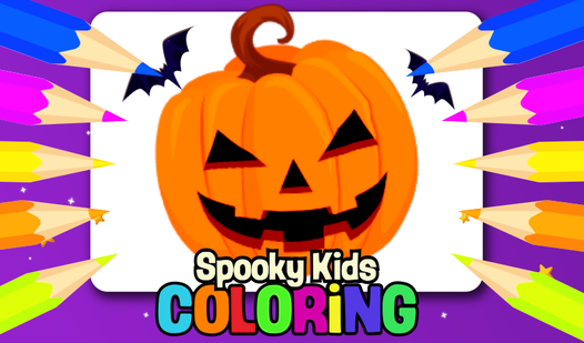 Spooky kids Coloring | Game Gratis KibrisPDR