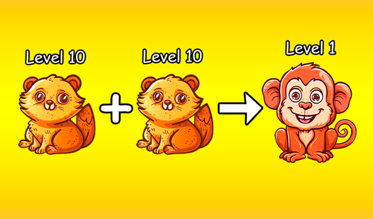 Merge animals - Get monkey, clicker! (Капитан Шоу): Playhop xidmətində ...