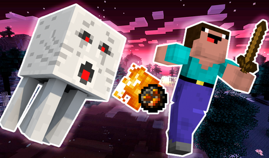 Noob vs Ghast! (által SpiderGames): Játssz Ingyen Online Playhop