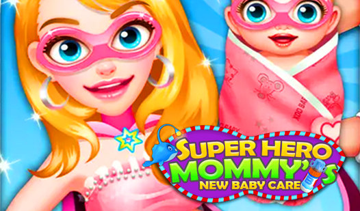 Superhero Mommy's New Baby (Five Star Games'den) - Yandex Games ...