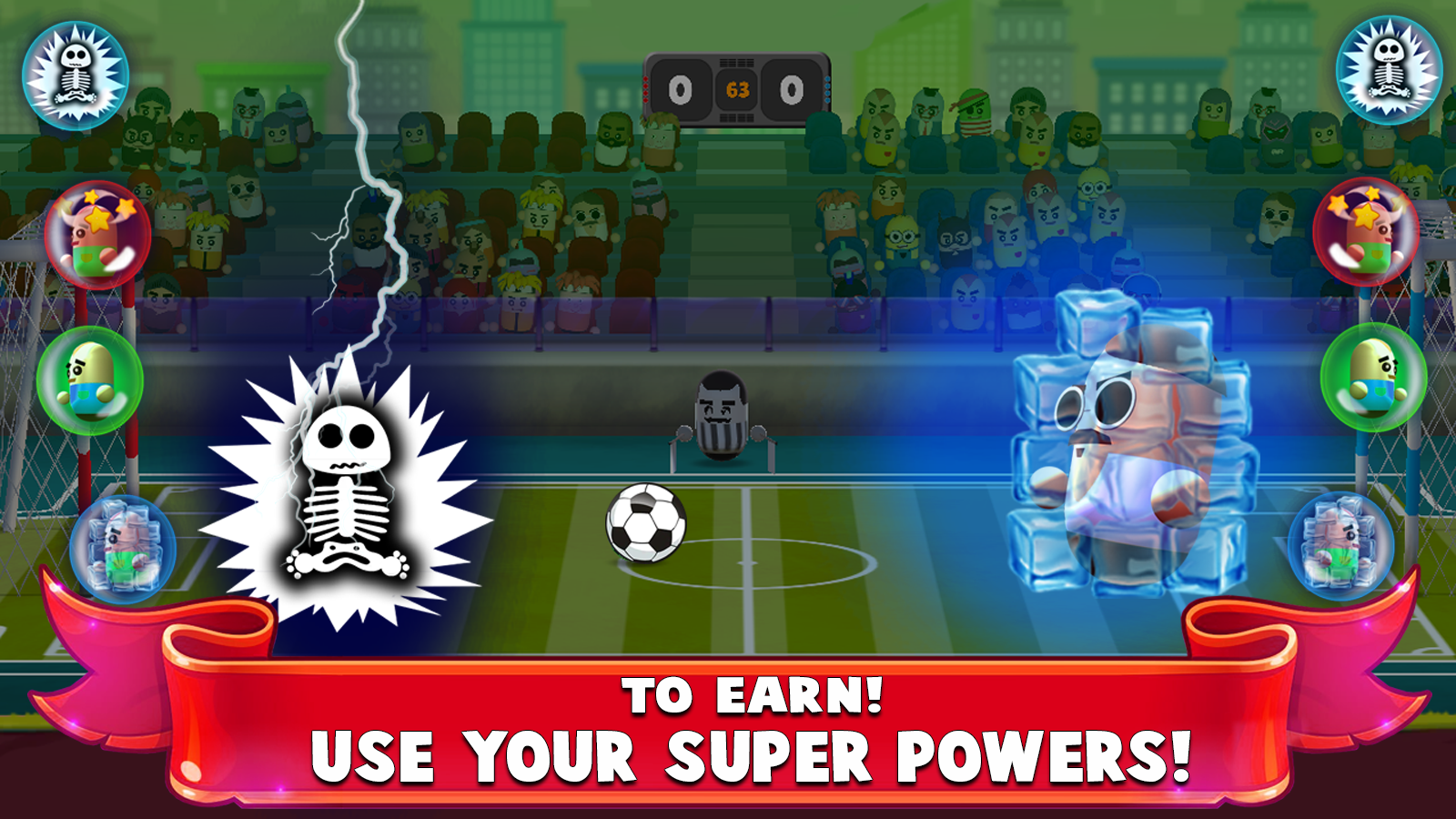 Head Soccer 2 Player Game