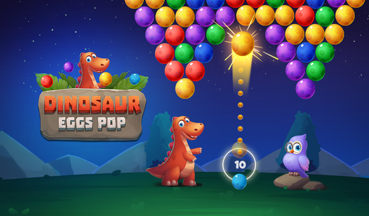 Dinosaur Eggs Pop - play online for free on Yandex Games