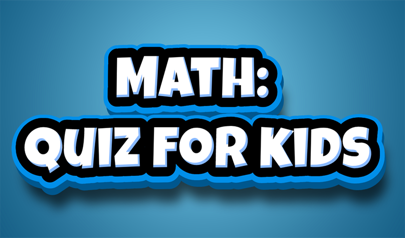 Math Questions For Kids