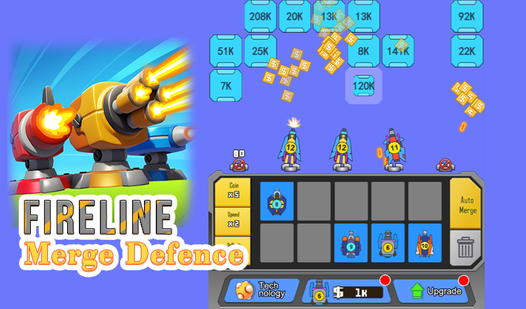 FireLine: Merge Defense (by Linder): Play Online For Free On Playhop