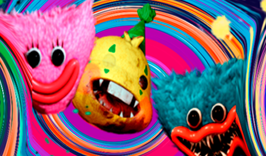 Huggy Wuggy triple attack | Game Gratis KibrisPDR