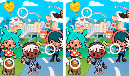 Toca Boca: Spot the differences! (by Mathew the Fish): Play Online For ...