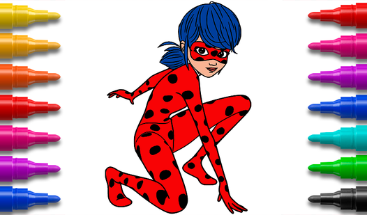 Lady Bug and Marinette Coloring Pages (by Girls Games Puzzles): Play ...