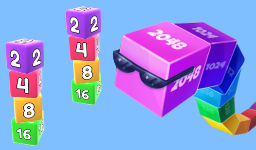 Snake Run 2048 (by Intersection OL): Play Online For Free On Playhop