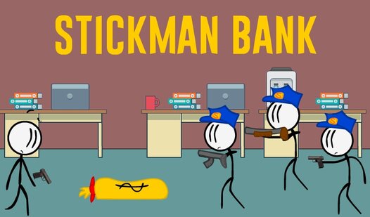 Stickman Bank (by Starodymov) - play online for free on Yandex Games