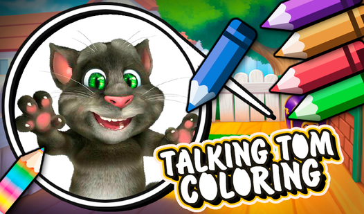 Talking Tom Coloring | Game Gratis KibrisPDR