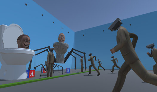 Скибиди Туалет играет в Кальмара 3D （Lory Games開発）: Playhopで無料でオンラインプレイ