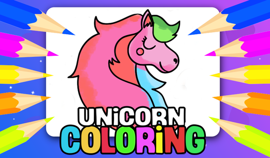 Unicorn Coloring | Game Gratis KibrisPDR