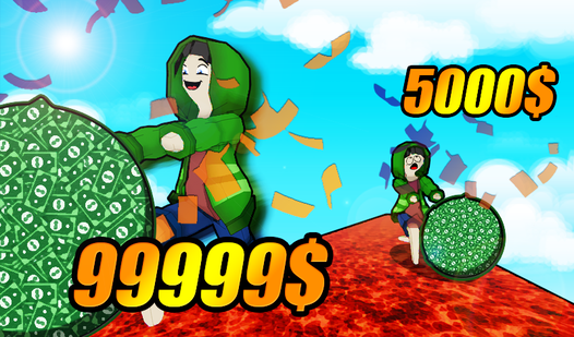 Money Race on lava | Robbie (by Buxiko): Play Online For Free On Playhop