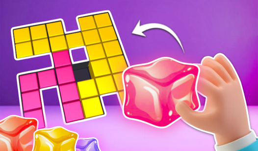 Jelly Merge: 3D Puzzle (โดย UIT Games):เล่นออนไลน์ฟรีบน Playhop
