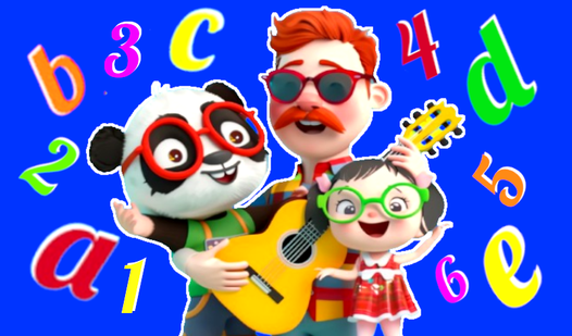 Daddy and Panda Learning languages with songs (by Николай Осинцев ...