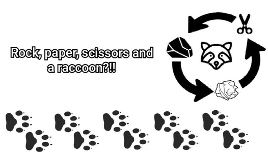 Rock, paper, scissors and a raccoon?!! (Legness tarapyndan ...