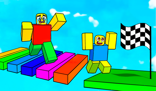 Robby Obby: Mega Parkour (von MazlovProduction): Spiele kostenlos online auf Playhop