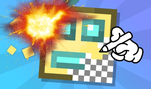 Destroy your pixel art (by JellyLab) - play online for free on Yandex Games