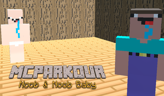 MCParkour Noob & Noob Baby (by FaBuKaStudio): Play Online For Free On ...