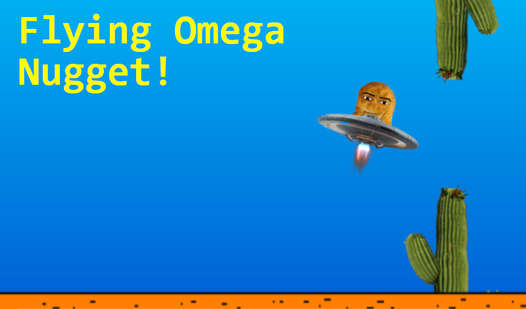 Flying Omega Nugget! (1Pixel Games tarapyndan): {gServiceName On Onlaýn ...