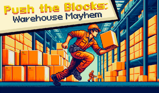 Push the Blocks: Warehouse Mayhem (Icebound games): Playhop xidmətində pulsuz onlayn oyna