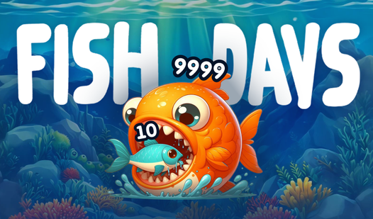 Fish Days (от Uptrend) - играть онлайн бесплатно на сервисе Яндекс Игры
