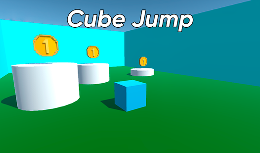 Cube Jump (დან Blue_Glue): ითამაშეთ ონლაინ უფასოდ Playhop