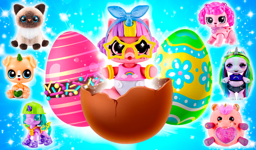 Игры для девочек Яйцо Сюрприз ад Girls Games Puzzles гуляць анлайн