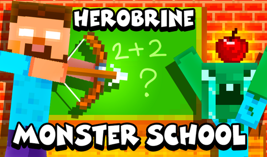Herobrine Monster School (by Stickman vs Monster School games): Play ...