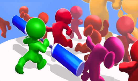 Stickman Pushes All 3D (by A.R.Team) - play online for free on Yandex Games