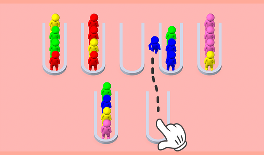 Stickman 3D Color Sorting | Game Gratis KibrisPDR