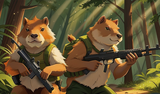 Капибары с пушками. Игра на двоих (от Заметки studios) - играть онлайн ...
