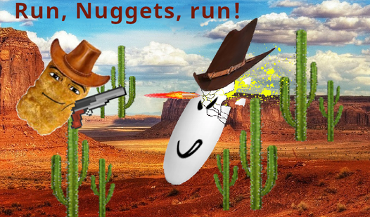 Run. Nuggets, run! (v YE_NOT GAMES): Hrajte Online Zadarmo Na Playhop