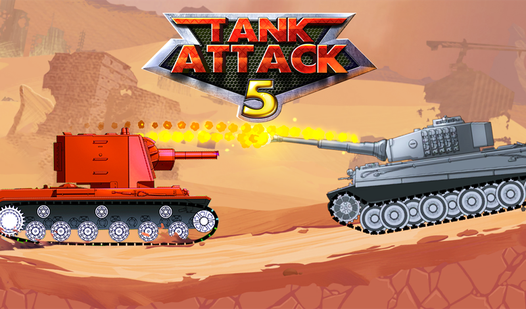 Tank Attack 5 (ад MirraGames) - гуляць анлайн бясплатна на сэрвісе Яндекс Игры