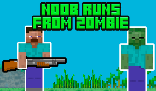 Noob runs from zombie （由 Plotva Games)-网上免费玩 Yandex Games