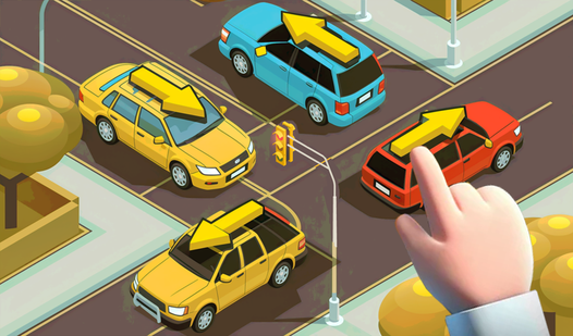 Traffic puzzle — гуляць анлайн бясплатна на сэрвісе Яндекс Игры